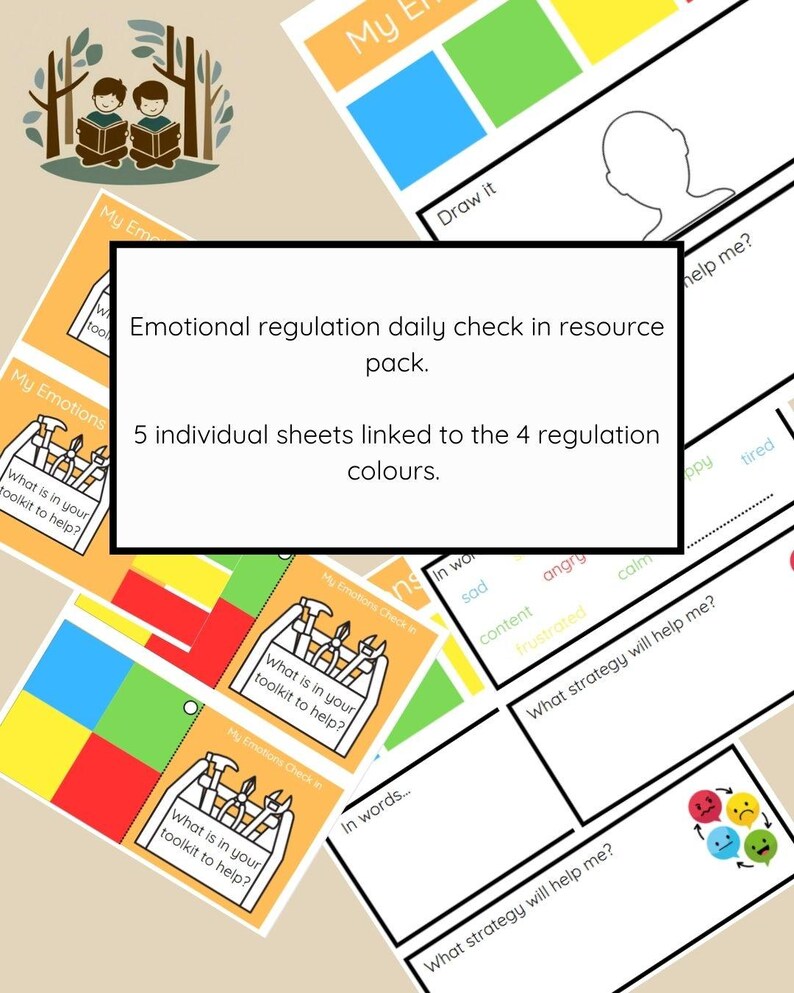 Emotional Regulation Daily Check In - Etsy