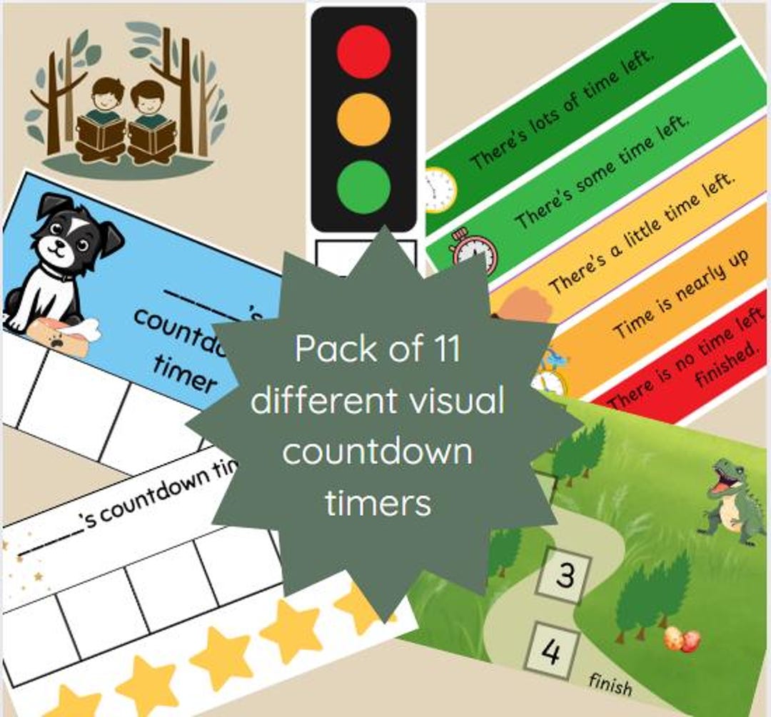 Visual Countdown Timers for Primary SEMH - Etsy