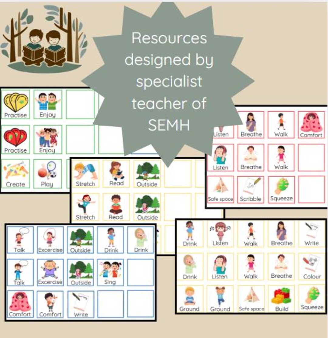 Individual Toolkit Zones of Regulation Strategies - Etsy