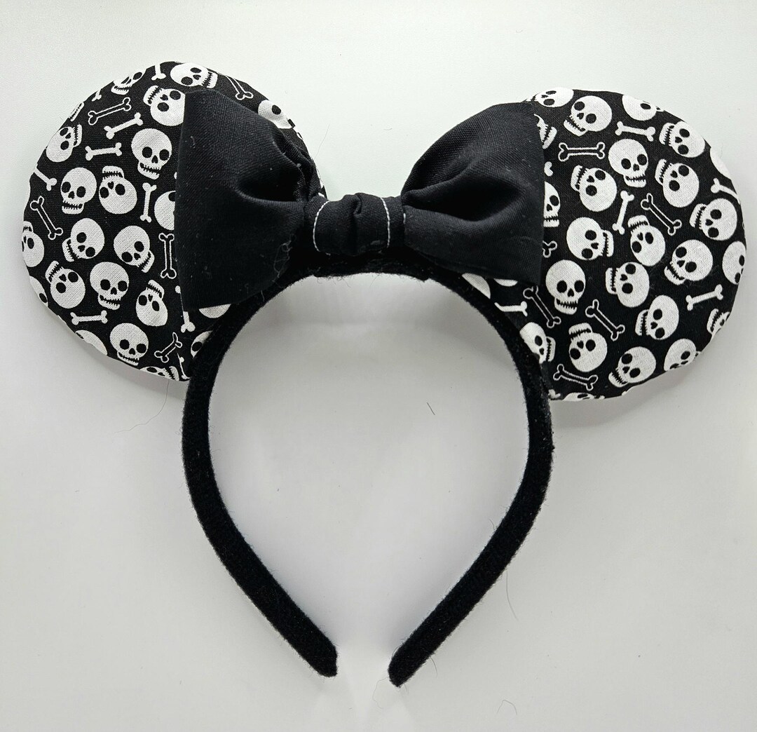 Skull Goth Mouse Ears - Etsy