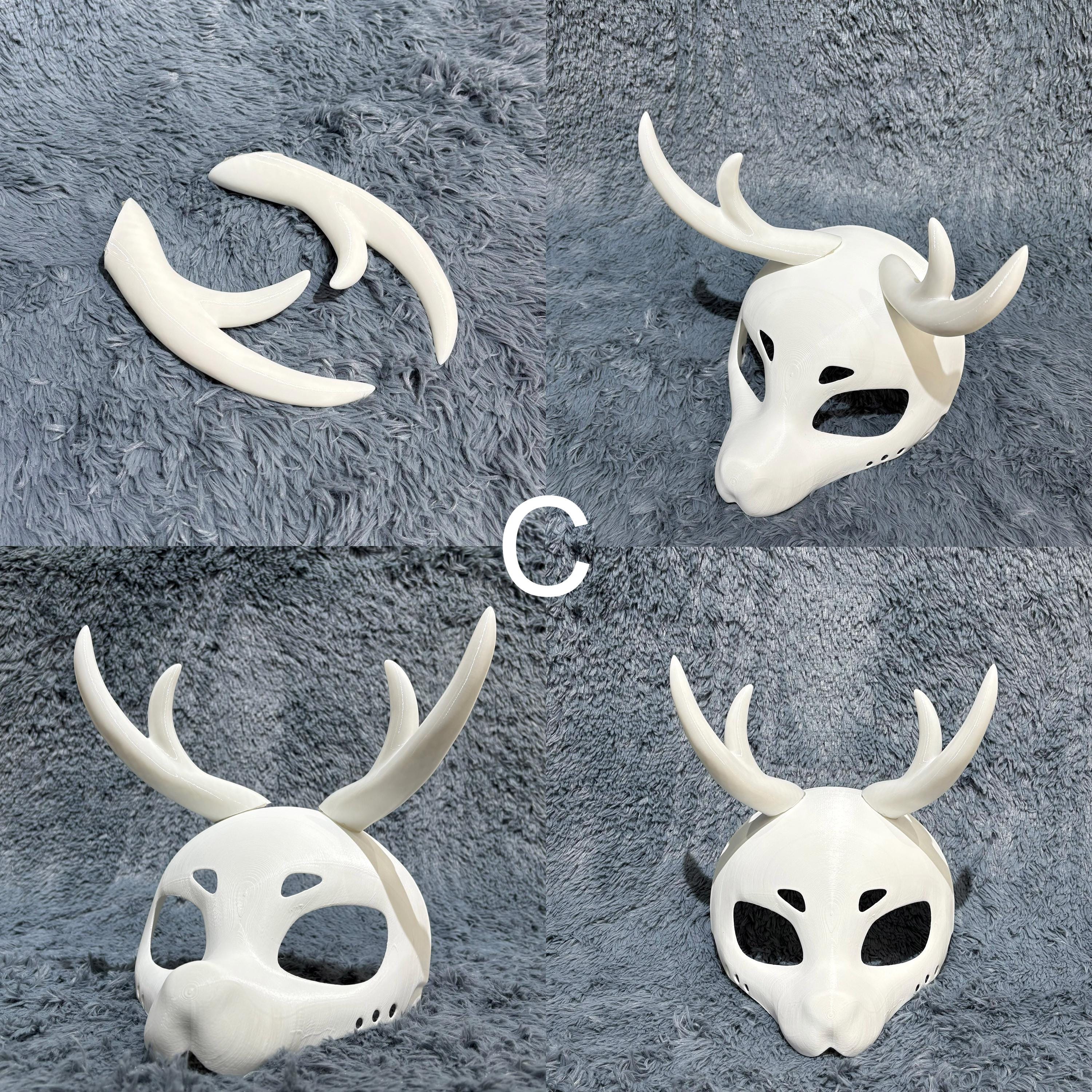 Furry Fursuit Costume DIY Horn Fantasy Dragon Ram Ball Deer Horn Animal ...