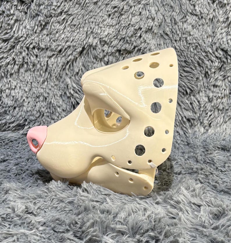 Ferret Mask Skull Caniform Furry Fursuit Head Base Moving Jaw 3D ...