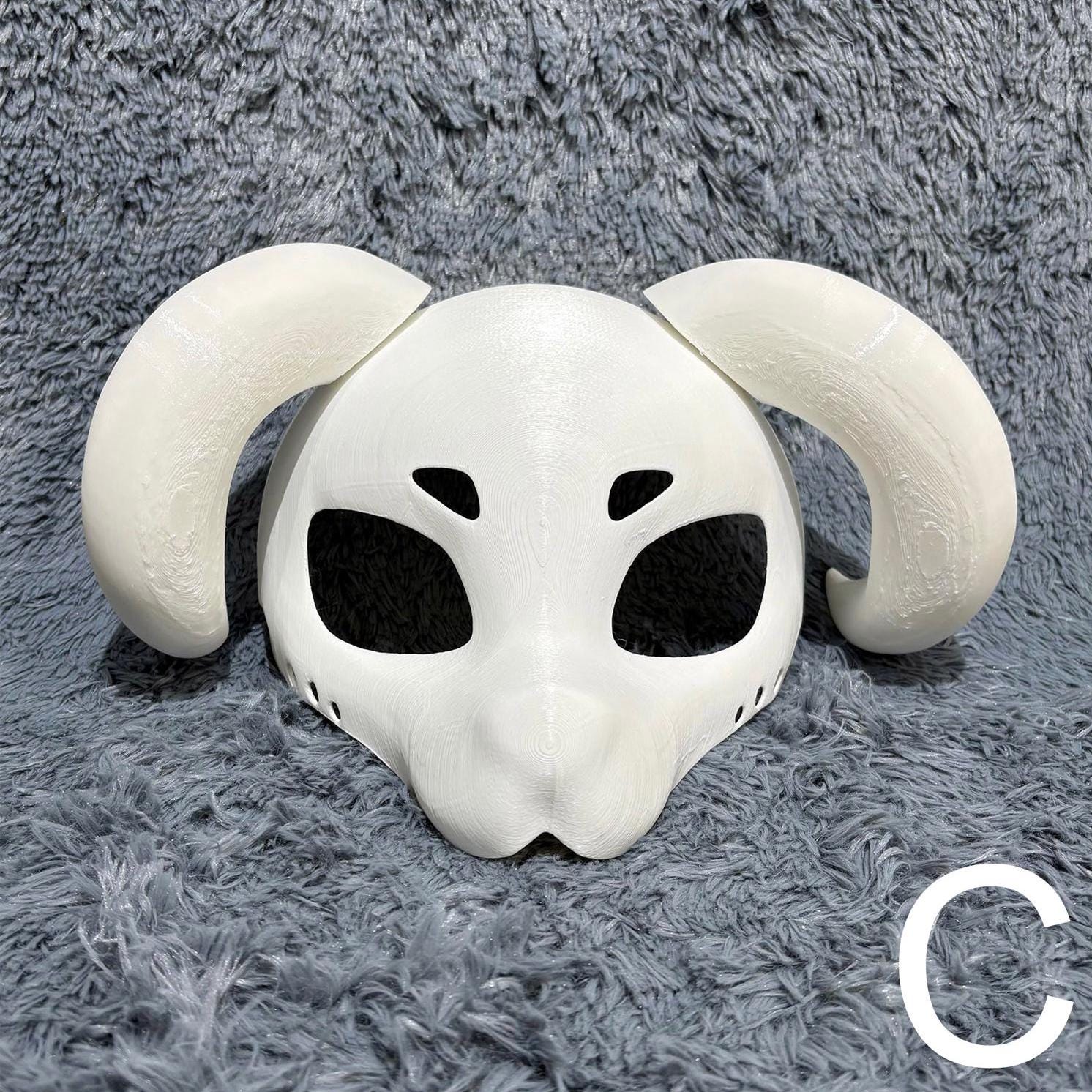 Kudu Horns Furry Fursuit Costume DIY Fantasy Goat Ball Deer Horn Animal ...
