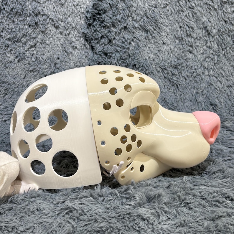 Dire Mask K9 Canine Fursuit Head Base Movable Moving Hinge Jaw- 3D ...