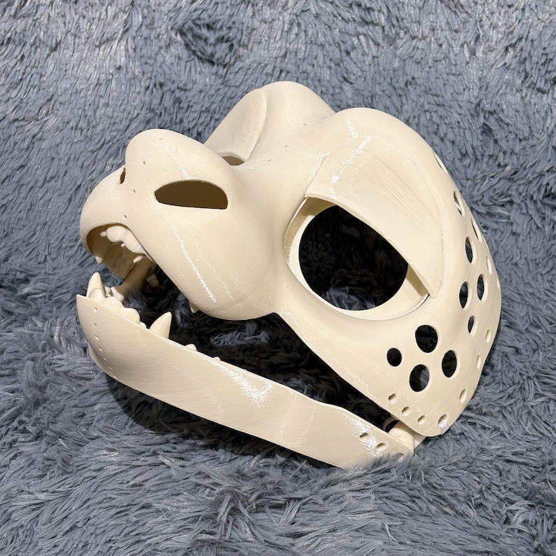 Fursuit DIY Head Base Moveable Jaw Smol Dragon Mask Fantasy Furry ...