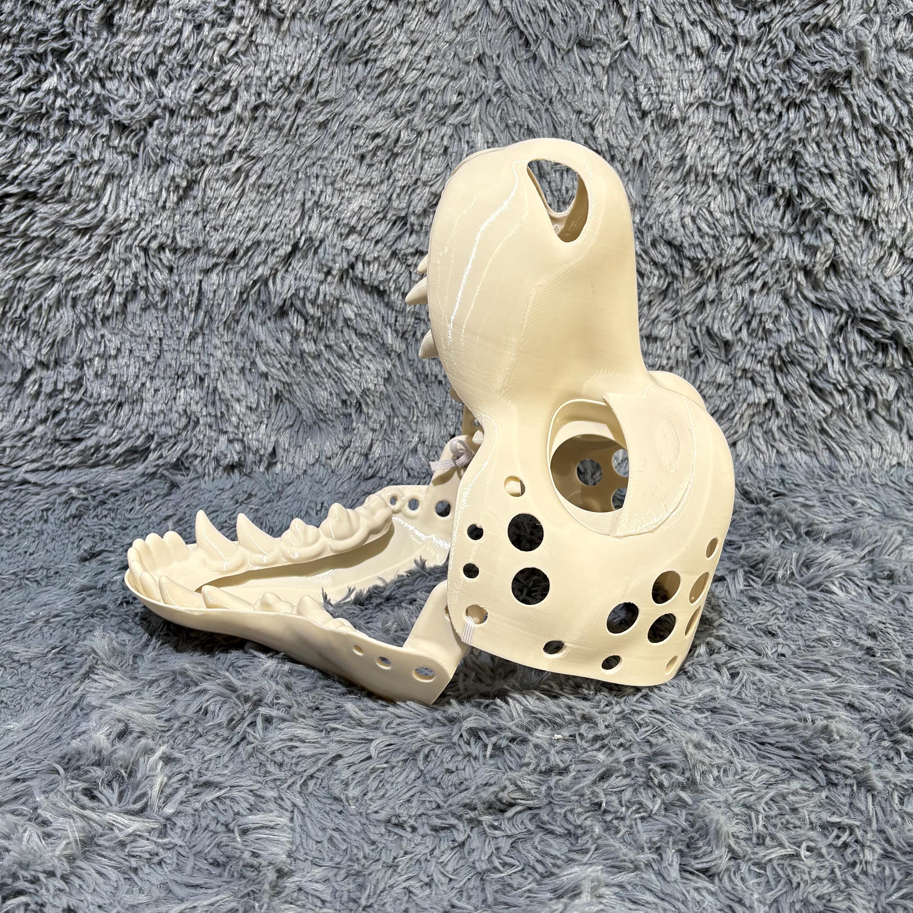 Velocipede Mask Skull T. Rex Furry Fursuit Head Base Moving Jaw 3D ...