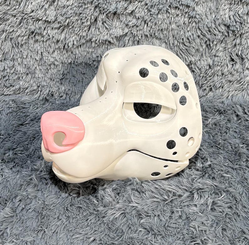 Wolf Mask Werewolf Fursuit Head Base Moveable Jaw Detachable 3D Printed ...