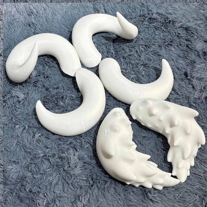 Kudu Horns Furry Fursuit Costume DIY Fantasy Goat Ball Deer Horn Animal ...
