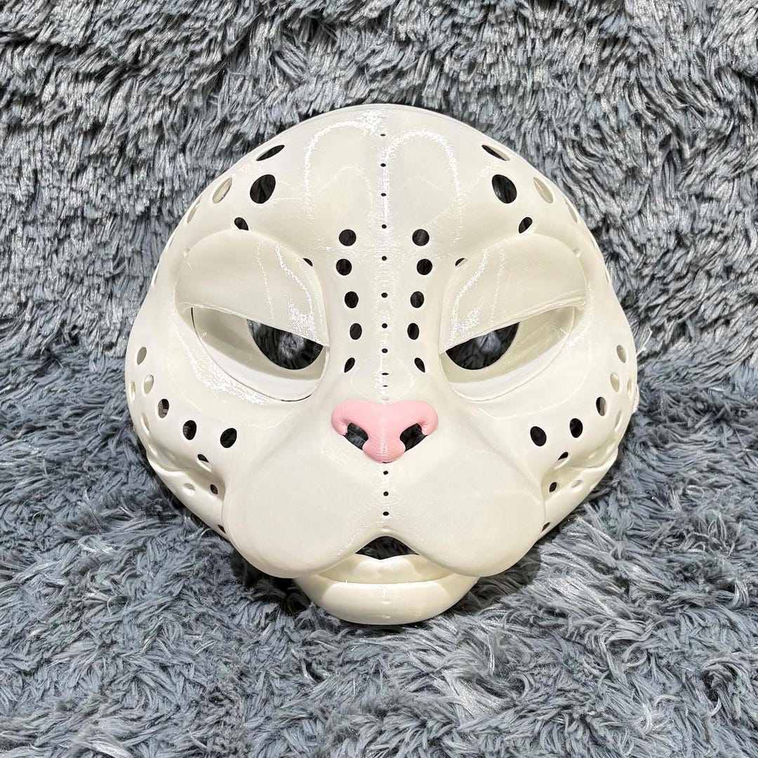 Persian Cat Head Base Feline Furry Fursuit Skull Mask Kitty 3D Printed ...