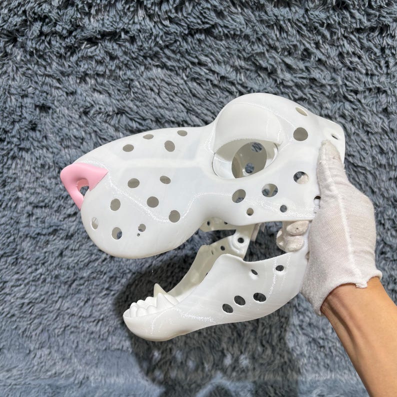 Smilodon Cat Head Base Kitty Toony Skull Furry Fursuit DIY 3D Printed ...