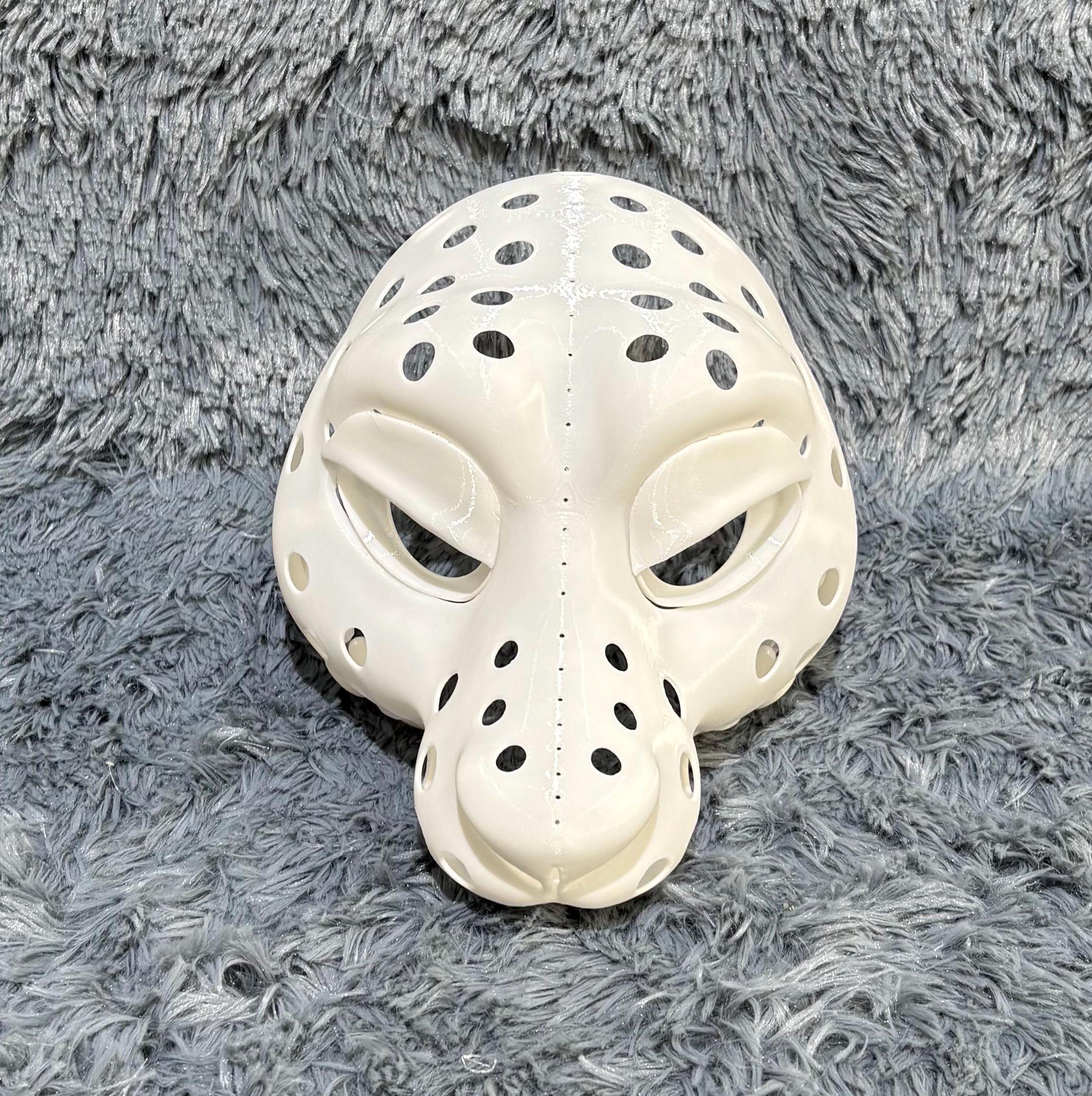 Goat Mask Furry Black Phillip Fursuit Head Base Baphomet Skull 3D ...