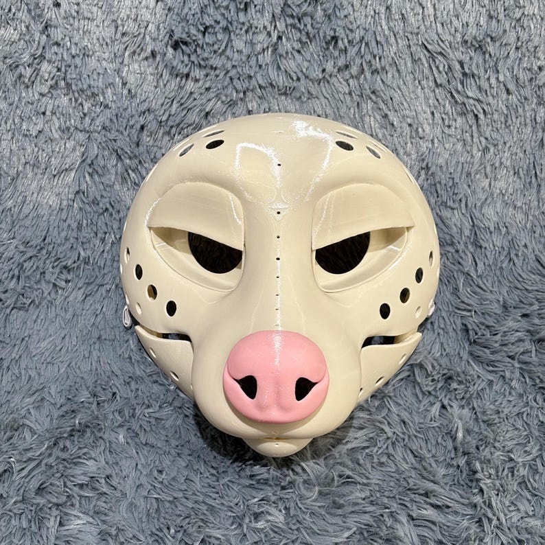 Cute Skunk Head Base Furry Fursuit Mask Skull 3D Print Therian Fursona ...