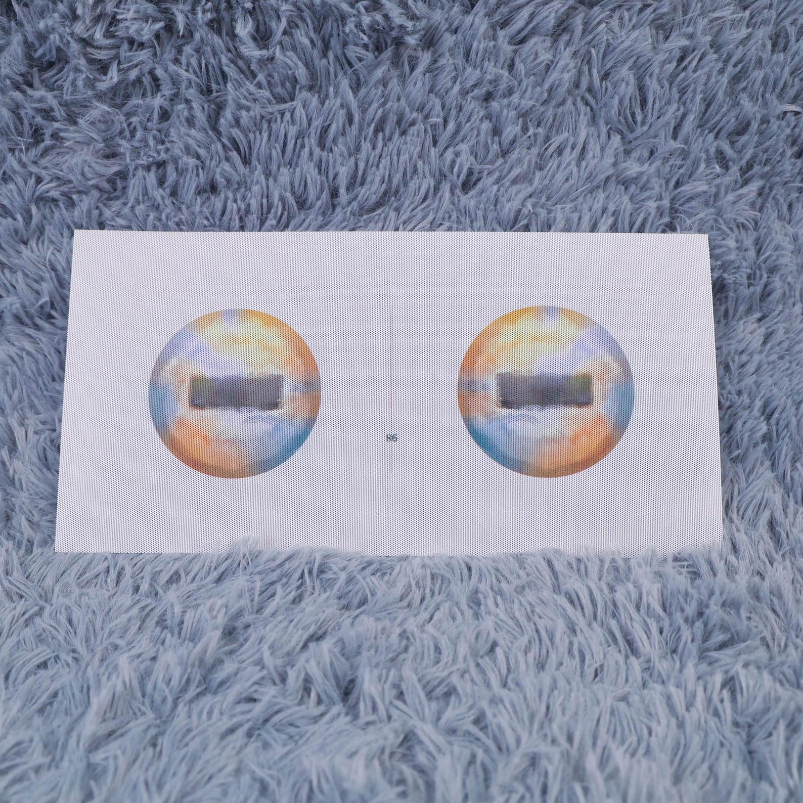 Realistic Goat Eye Inserts Rectangular Pupil Mesh Vision Panels Furry ...