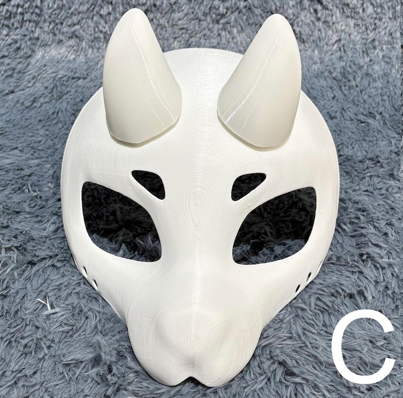 Furry Fursuit Costume DIY Horn Fantasy Dragon Ram Ball Deer Horn Animal ...