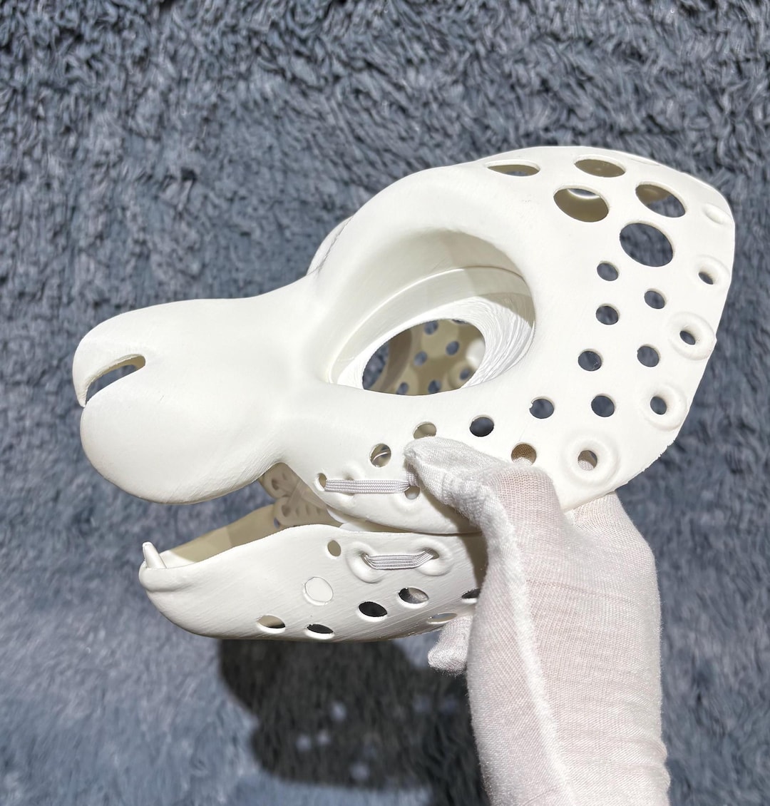 Hare Rabbit Skull Mask Cut Bunny Fursuit Head Base 3D Printed ...