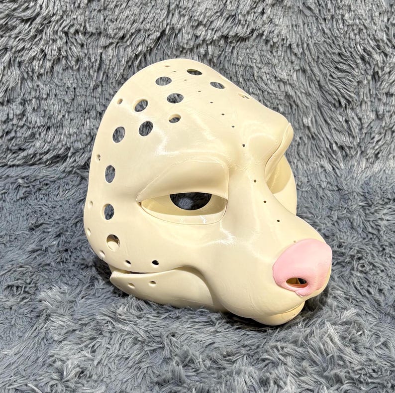 Ferret Mask Skull Caniform Furry Fursuit Head Base Moving Jaw 3D ...