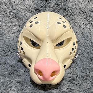 Dire Mask K9 Canine Fursuit Head Base Movable Moving Hinge Jaw- 3D ...