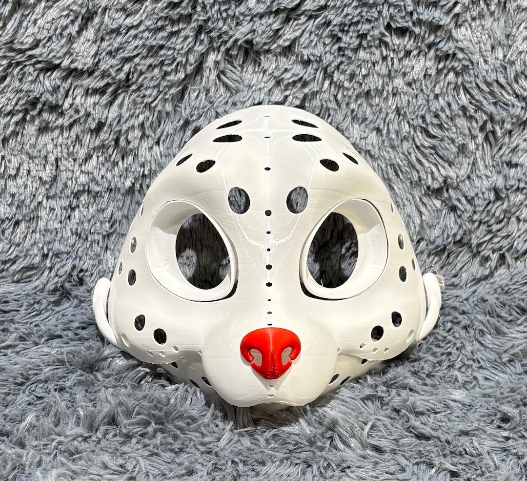 Wolf K9 Bone Mask Skulldog Puppy Canine Fursuit Head Base 3D Printed ...