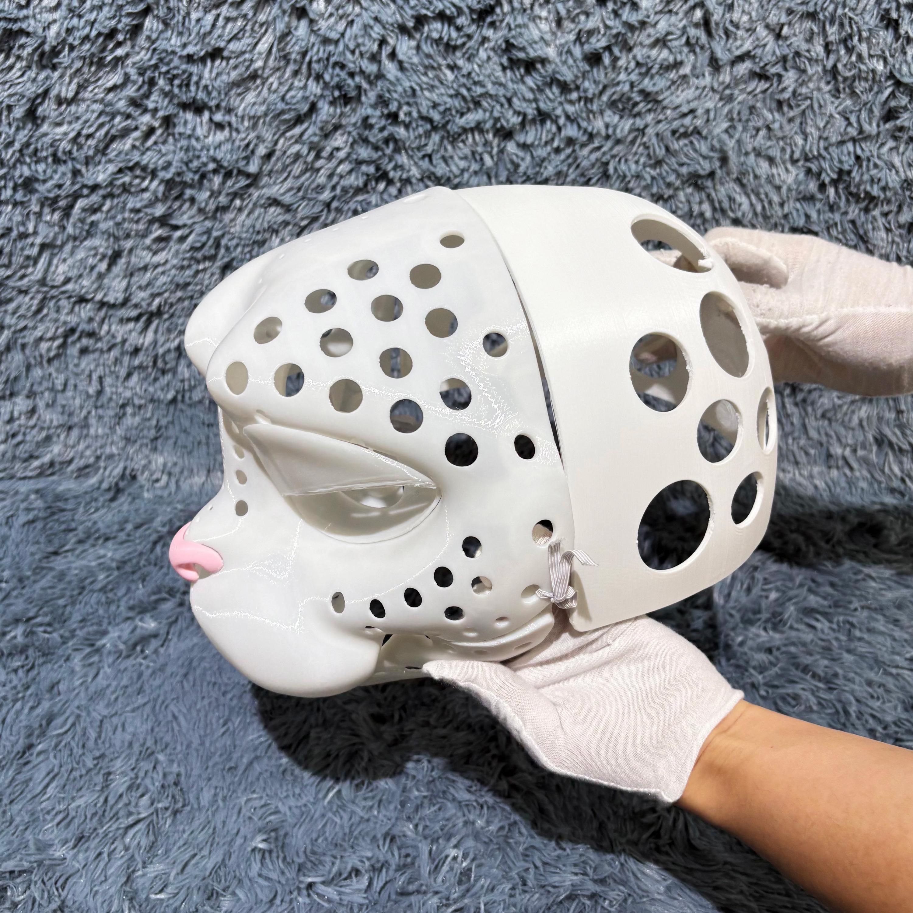 Persian Cat Head Base Feline Furry Fursuit Skull Mask Kitty 3D Printed ...