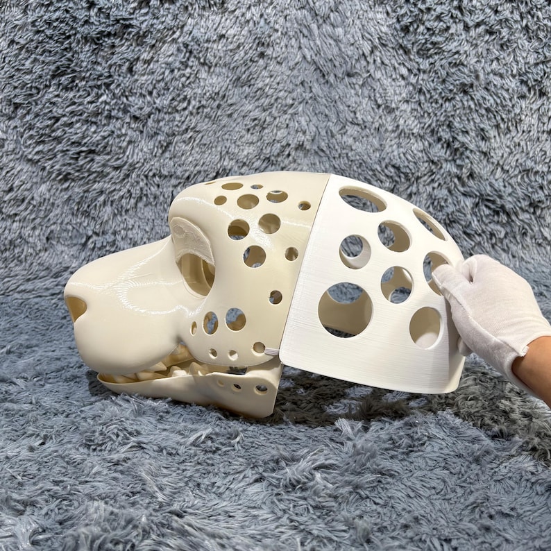 Velocipede Mask Skull T. Rex Furry Fursuit Head Base Moving Jaw 3D ...