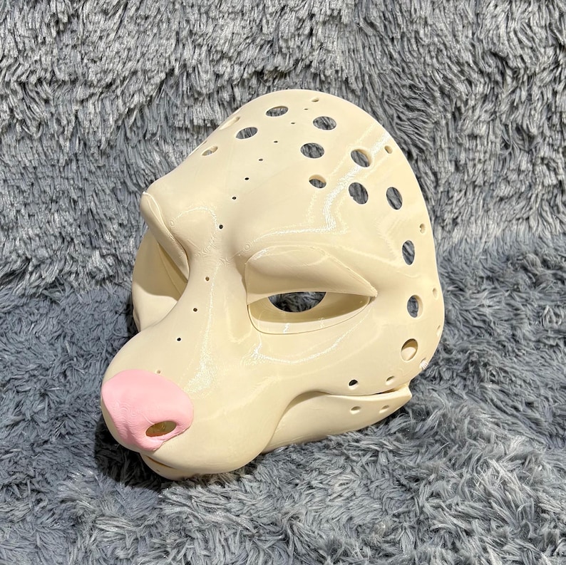 Ferret Mask Skull Caniform Furry Fursuit Head Base Moving Jaw 3D ...