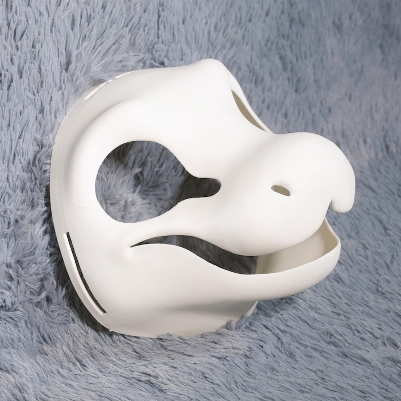 3nake Inspired KIG Furry Mask Base DIY Anime Style Head Blank for ...