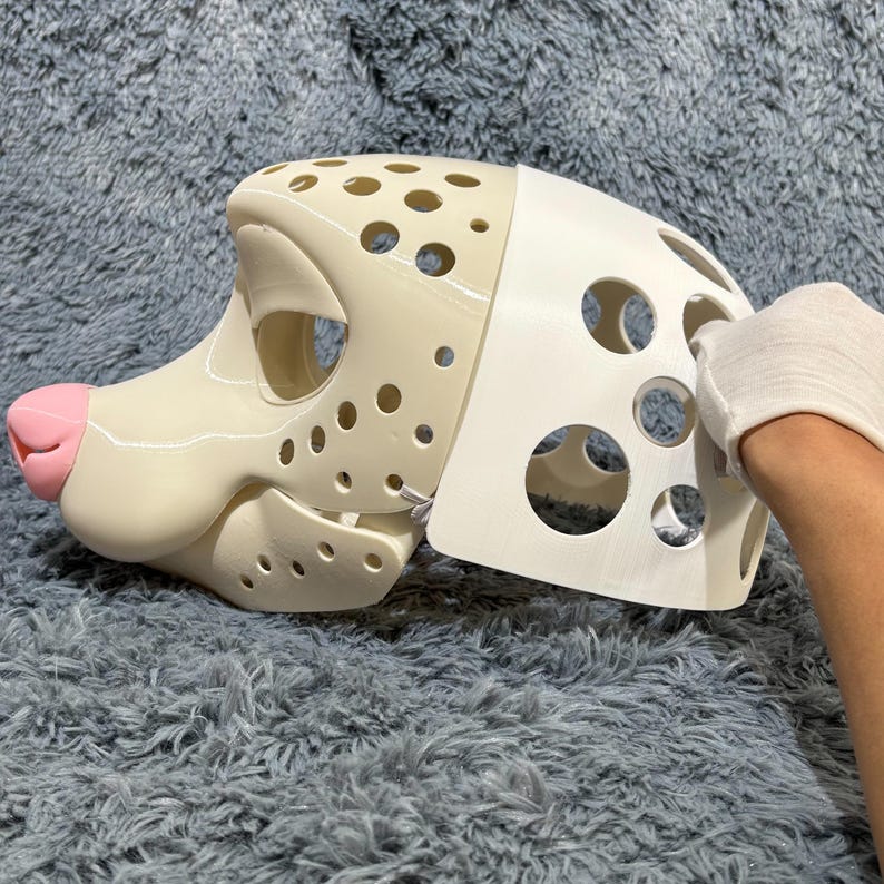 Cute Skunk Head Base Furry Fursuit Mask Skull 3D Print Therian Fursona ...