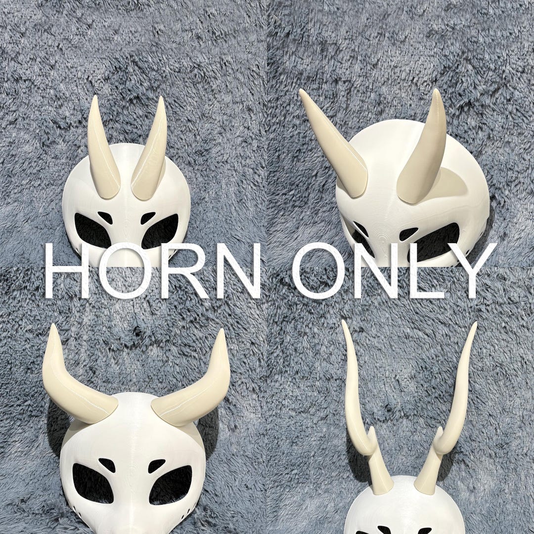Bull Horns Furry Fursuit 3D Printed Furry Cosplay Customizable ...