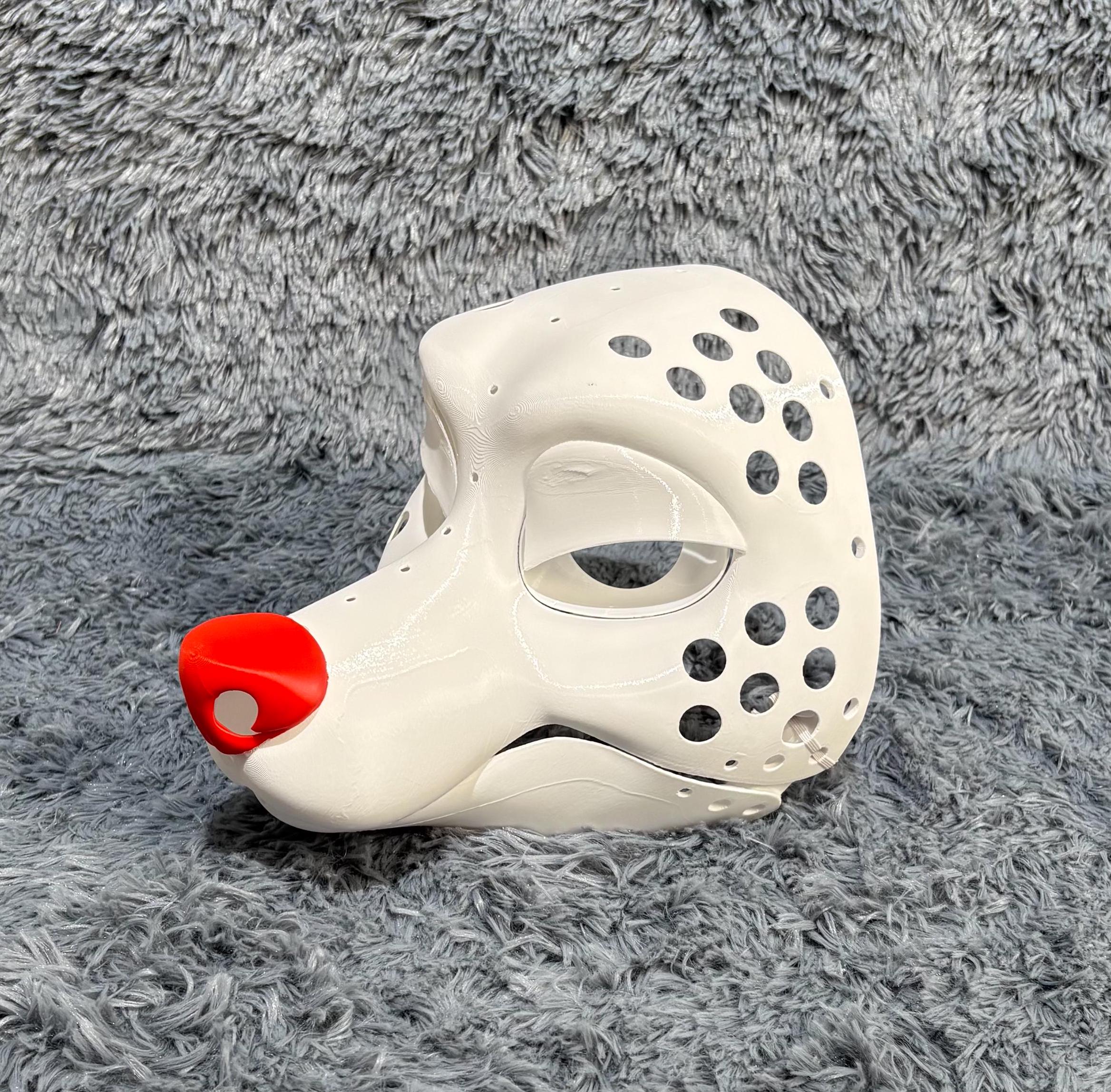 Fox Head Base Masquerade Kitsune Furry Fursuit Mask 3D Print Therian ...