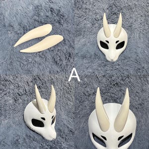 Bull Horns Furry Fursuit 3D Printed Furry Cosplay Customizable ...