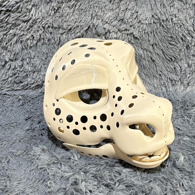 Cow Mask Bull Fursuit Head Base Moveable Jaw 3D Printed PLA Cosplay ...