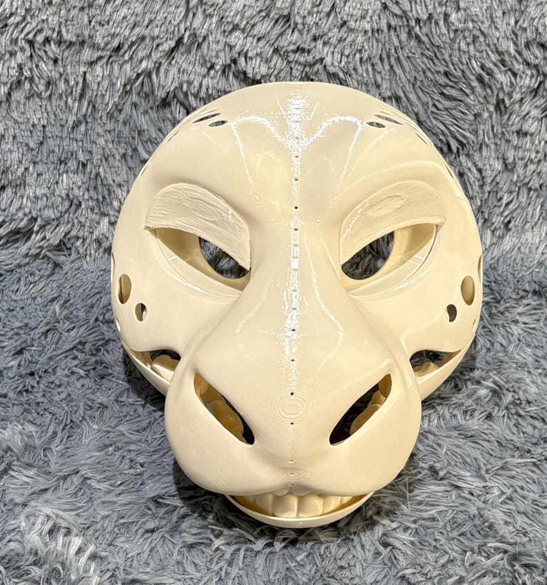 Velocipede Mask Skull T. Rex Furry Fursuit Head Base Moving Jaw 3D ...