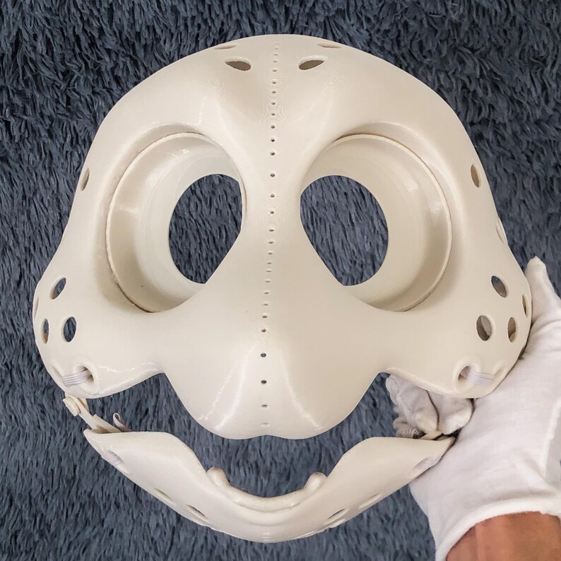 Realistic Cut Chibi Fursuit Head Base With Moving Jaw Hinges 3D Printed ...