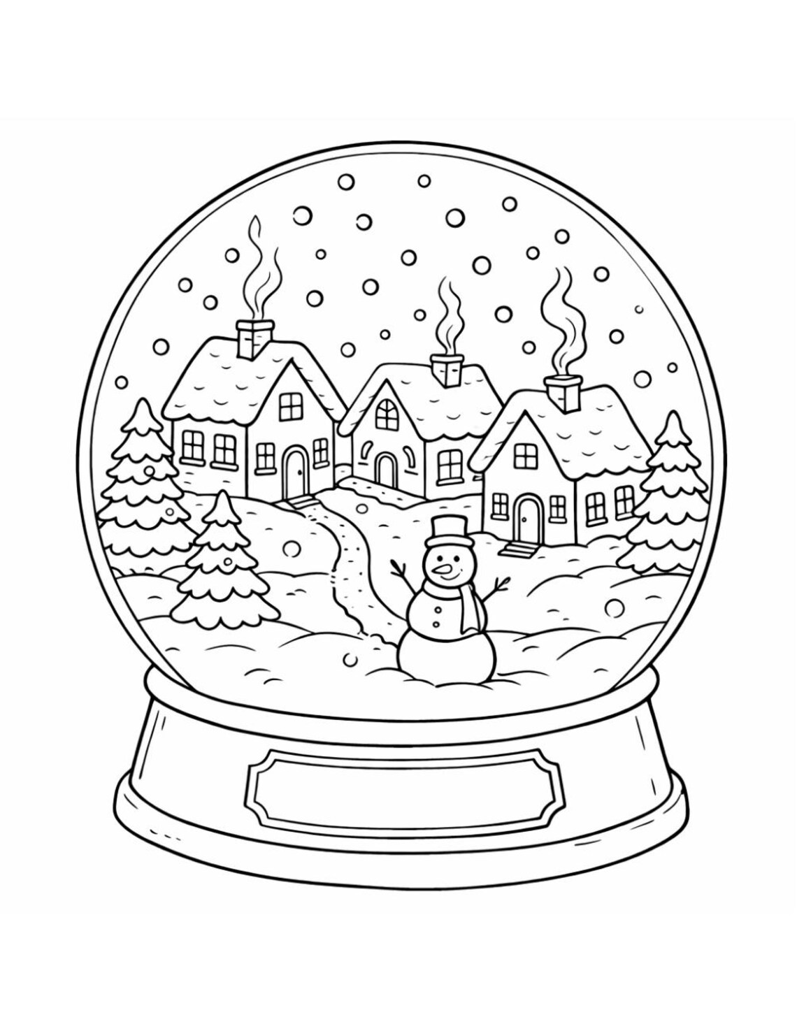 20 Winter Coloring Pages, Printable Holiday Coloring Sheets for Kids ...