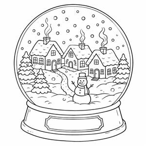 20 Winter Coloring Pages, Printable Holiday Coloring Sheets for Kids ...