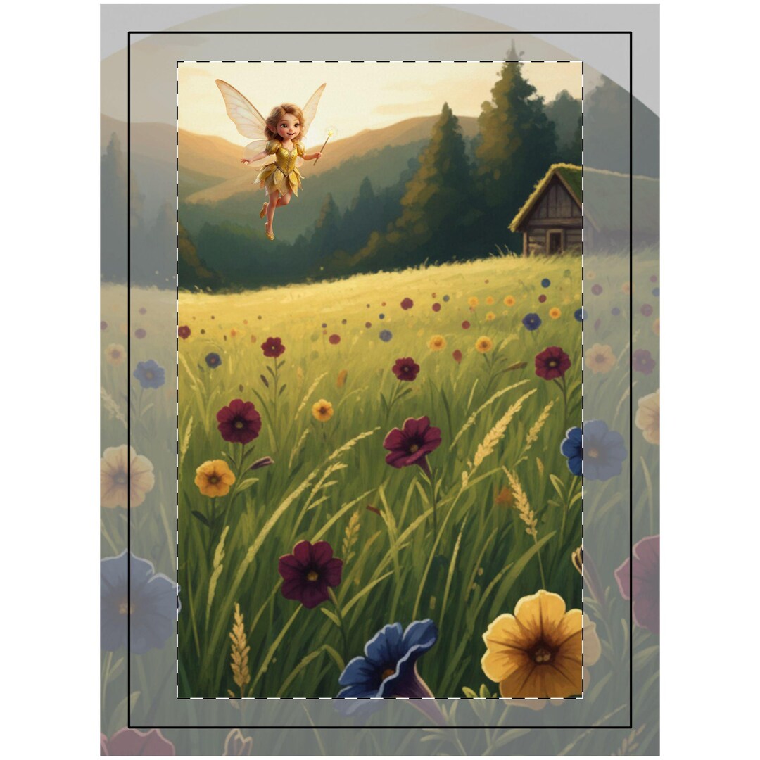Cottage Core Fairy, Little Girl Room, Wall Art, Nursery - Etsy