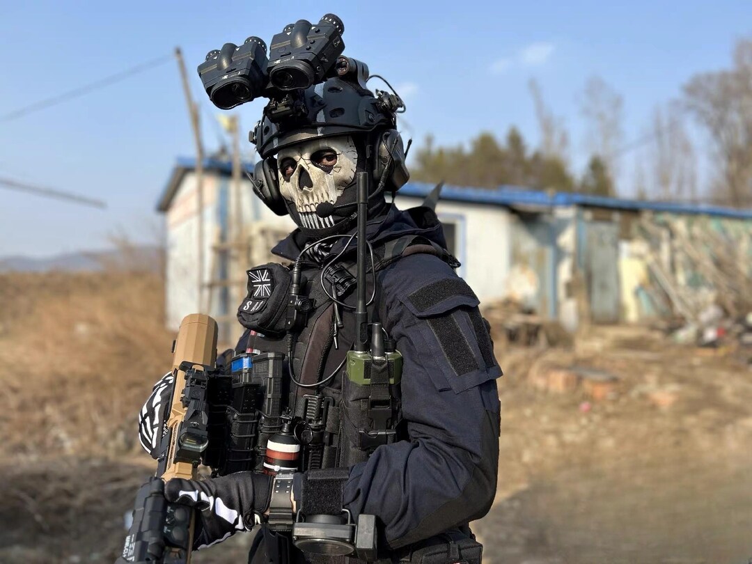 Full Mask of Ghost / Operator Ghost Mask / Airsoft or Cosplay V1 ...