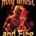 Holy Ghost and Fire Digital Print, Religious Wall Art, Baptizing With ...