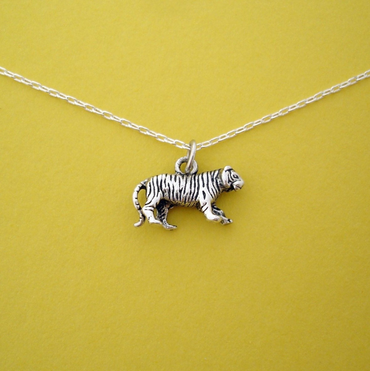 Tiger Tigers Tiger Necklace Animal Lover Charitable Gift | Etsy