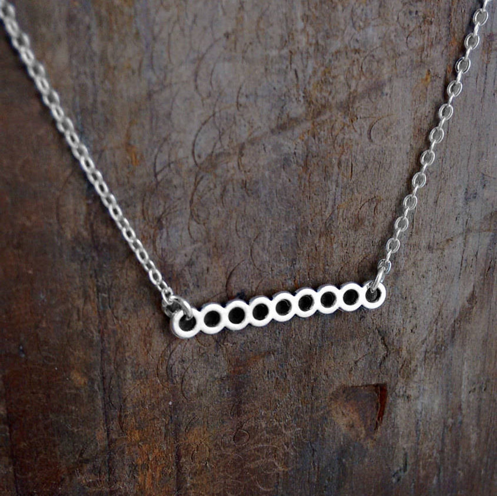 Simple Circle Necklace Minimal Style Jewelry Circle of Love - Etsy