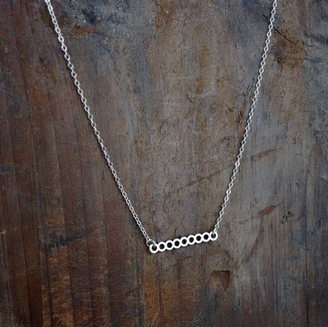 Simple Circle Necklace Minimal Style Jewelry Circle of Love - Etsy