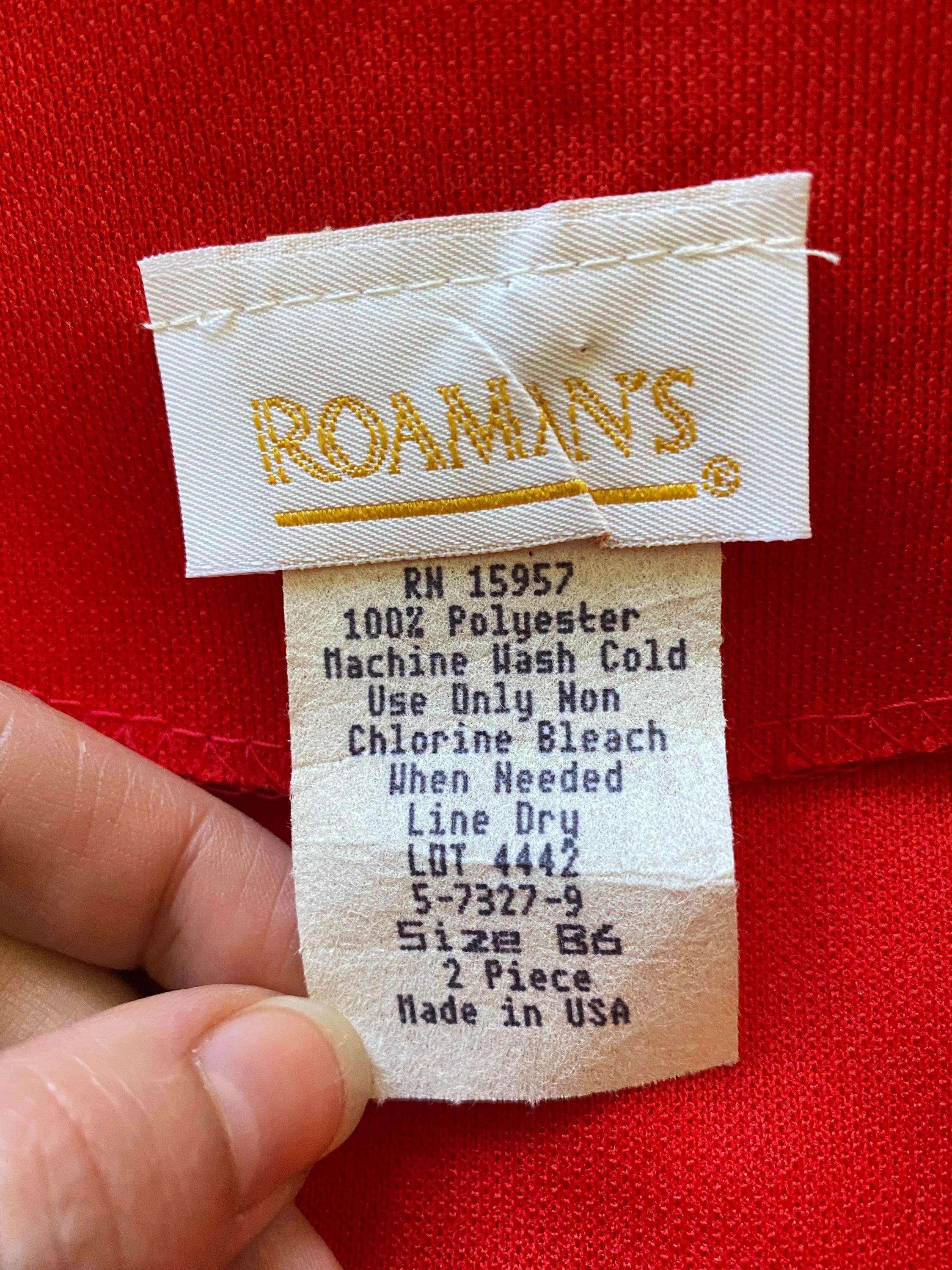 Vintage Red Duster Jacket With Black Beading - Etsy