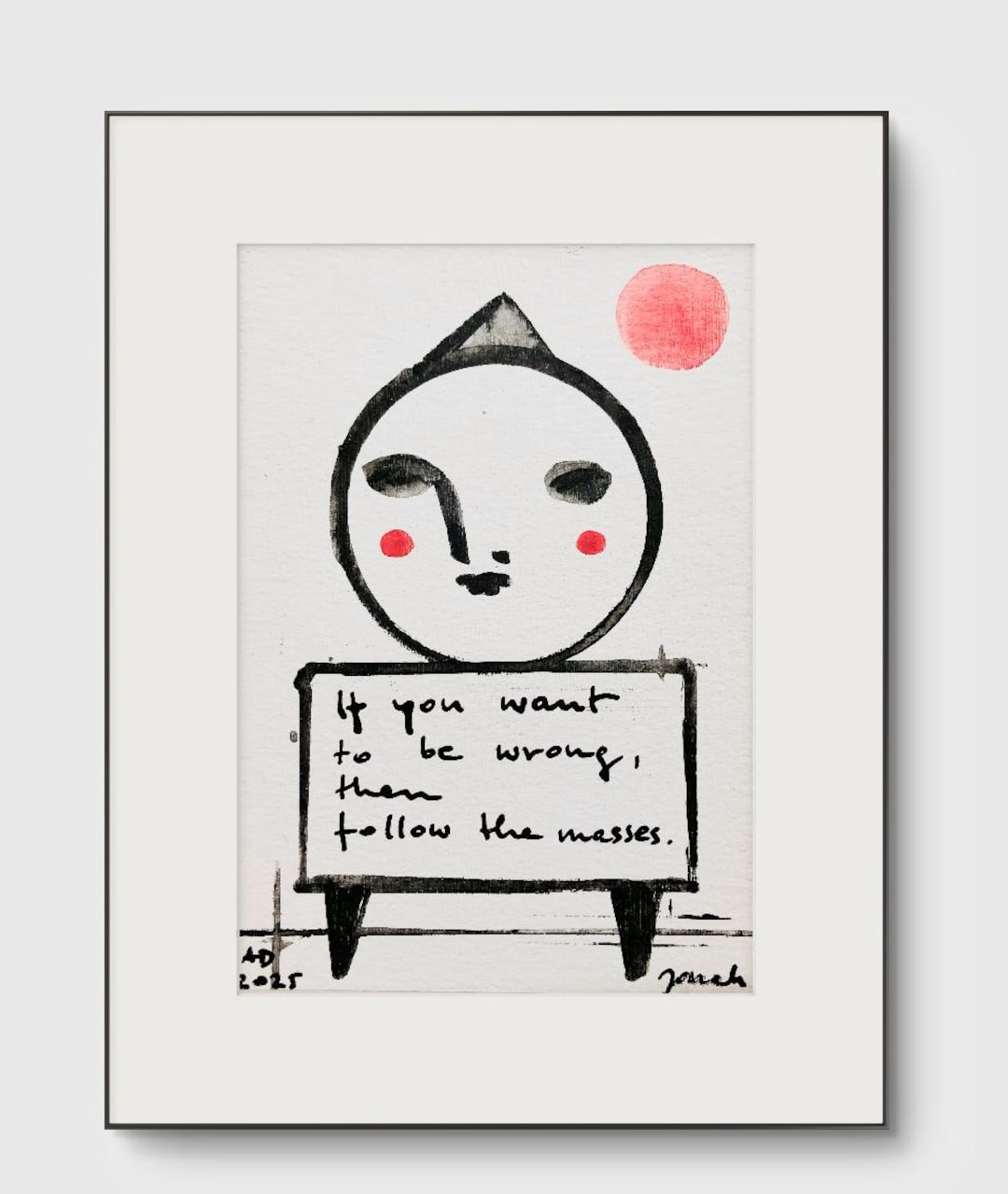 If You Want - Original Art - Etsy
