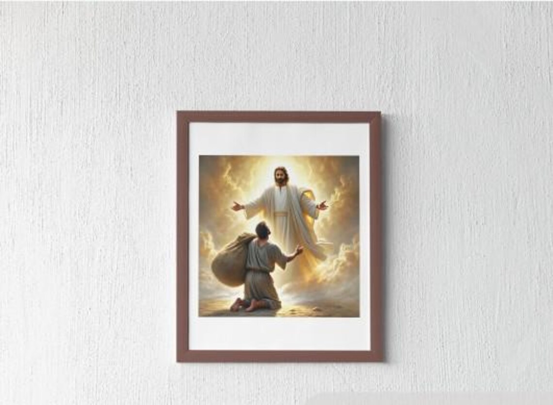 Where Burdens Are Lifted – Jesus Wall Art | Christian Digital Download ...