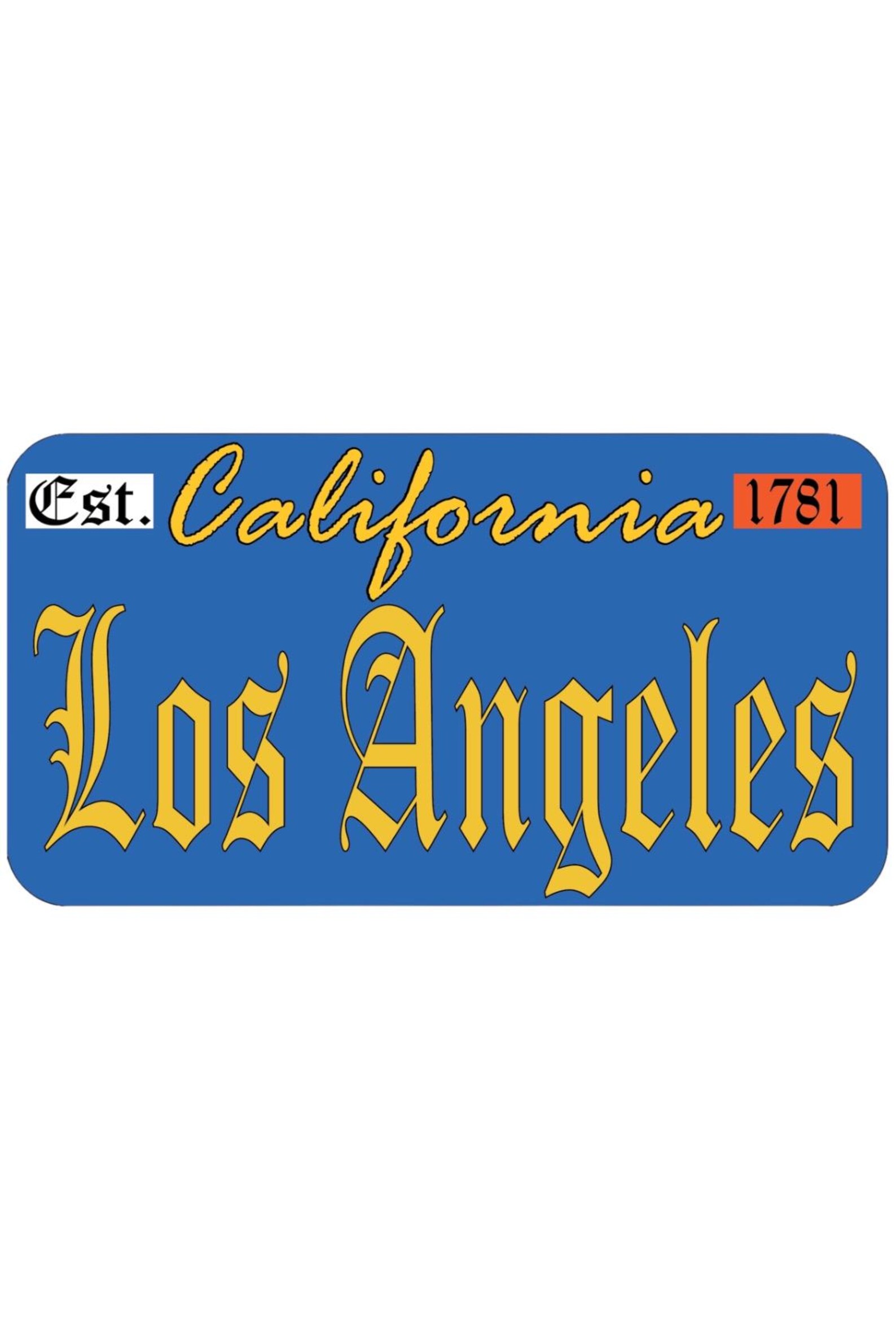 Los Angeles License Plate *digital File* - Etsy