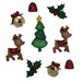 Dress It up Holiday Collection reindeer Games Findings / Buttons - Etsy