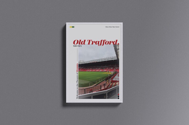 Old Trafford Digital Art Print – Theatre of Dreams | Manchester United ...