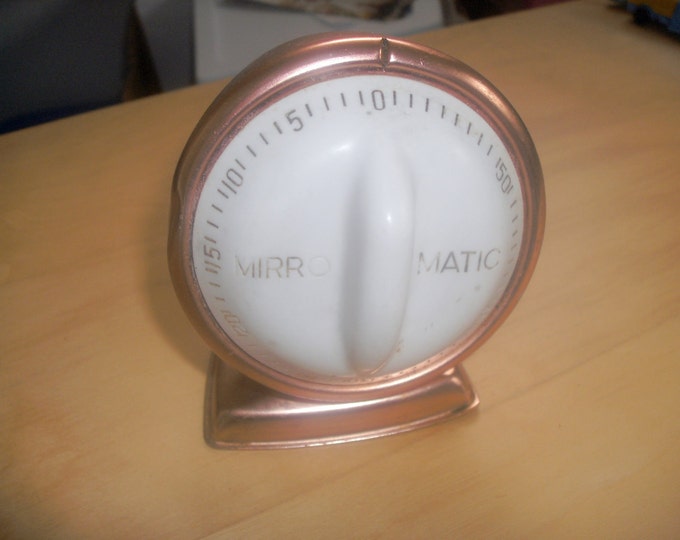 Vintage Kitchen Timer, Mirro, Mid-century, Copper Colored, Vintage ...