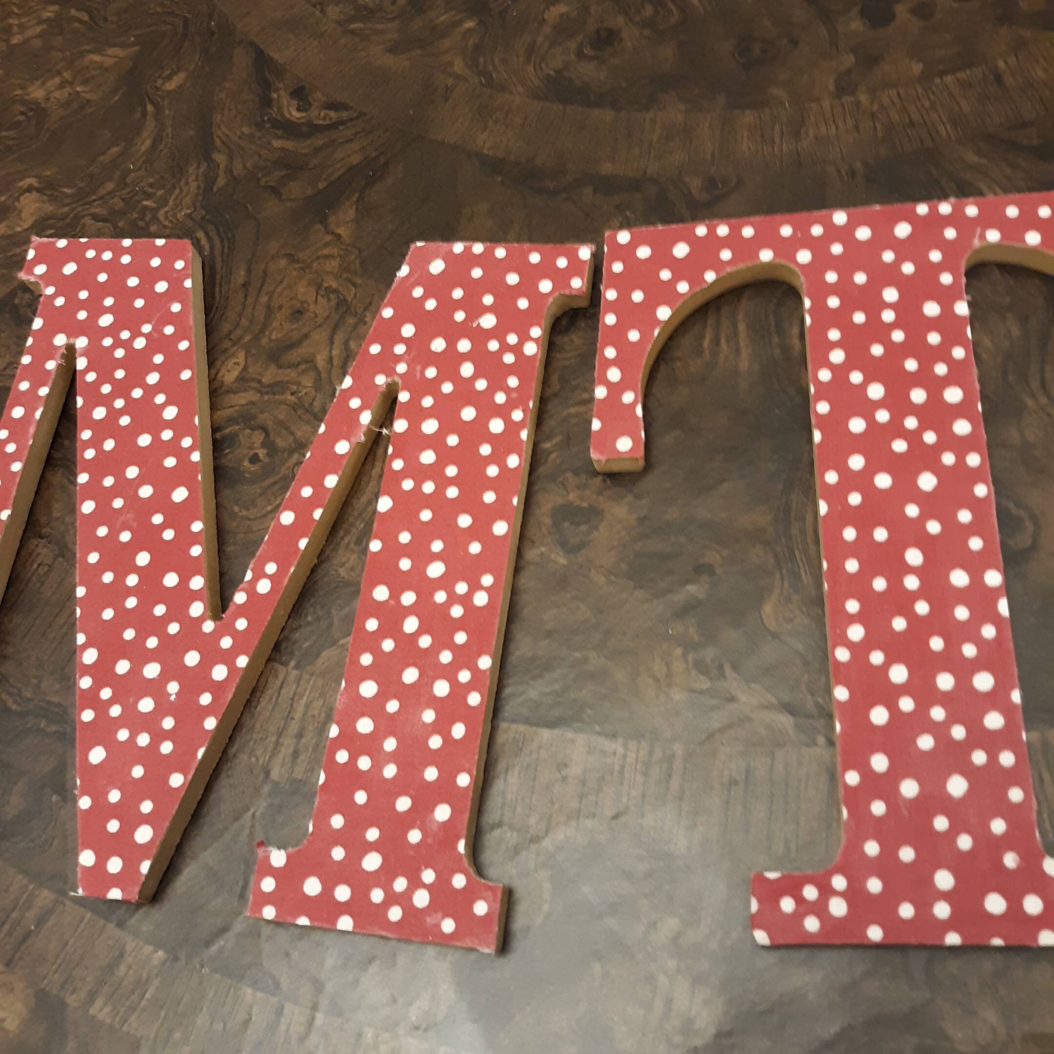 Pioneer Woman Fabric Covered Letters, Ooak, Patchwork, Any Letter ...