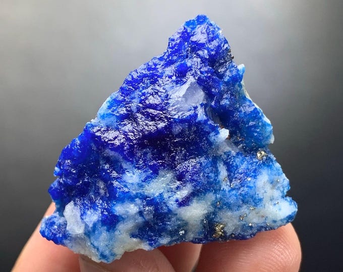 Natural Blue Color Fluorescent Rare Hauyne Specimen From Afghanistan ...